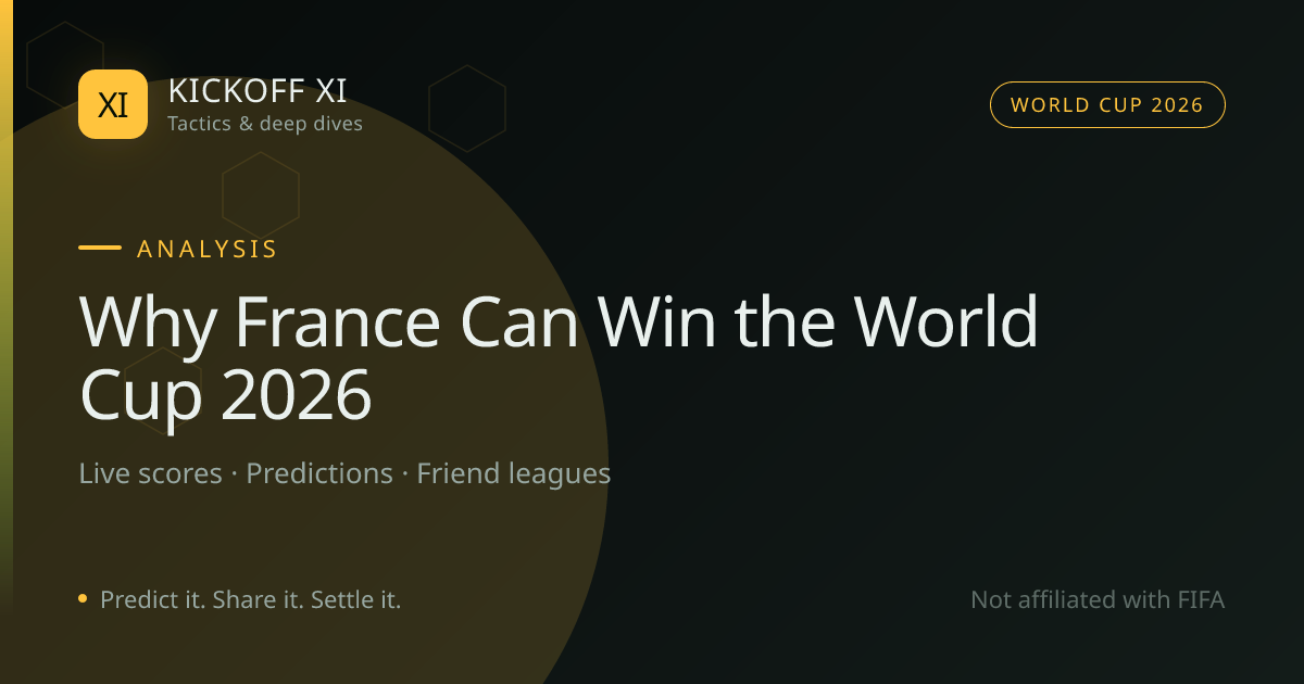 Why France Can Win the World Cup 2026
